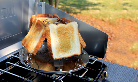 Camp Stove Toaster Rack Camp Fire Bread Toast Maker Breakfast Sandwich ...