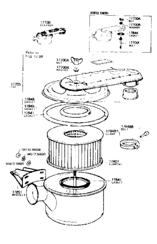 Air Filter for Toyota Land Cruiser FJ40 FJ55 1F 69-74 – JTOutfitters