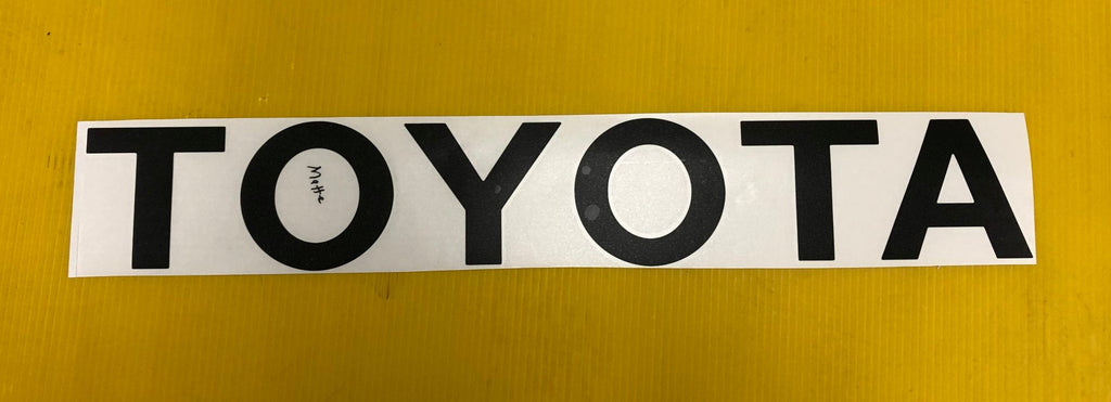 Black TOYOTA Lettering Windshield Decal for Pickup Truck Sticker ...