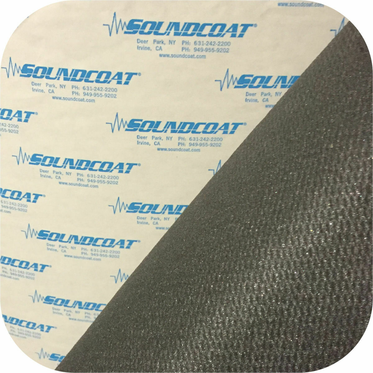SOUNDCOAT 1/2" Acoustic SoundProofing Deadening Foam 56" x 12" Adhesiv ...